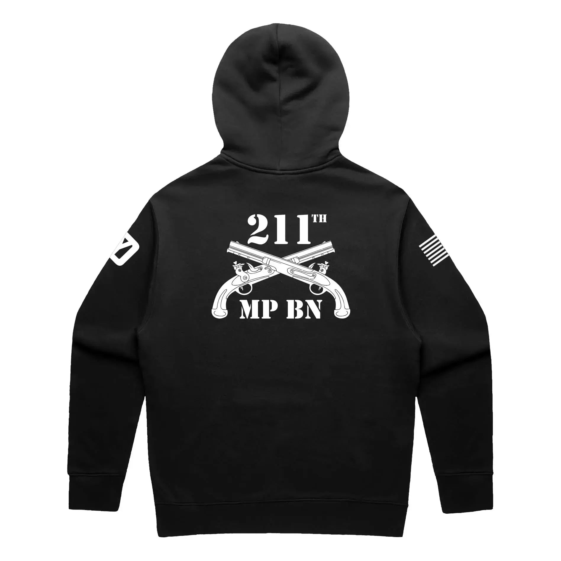 211th MP BN Black Hoodie – Military Print Shop