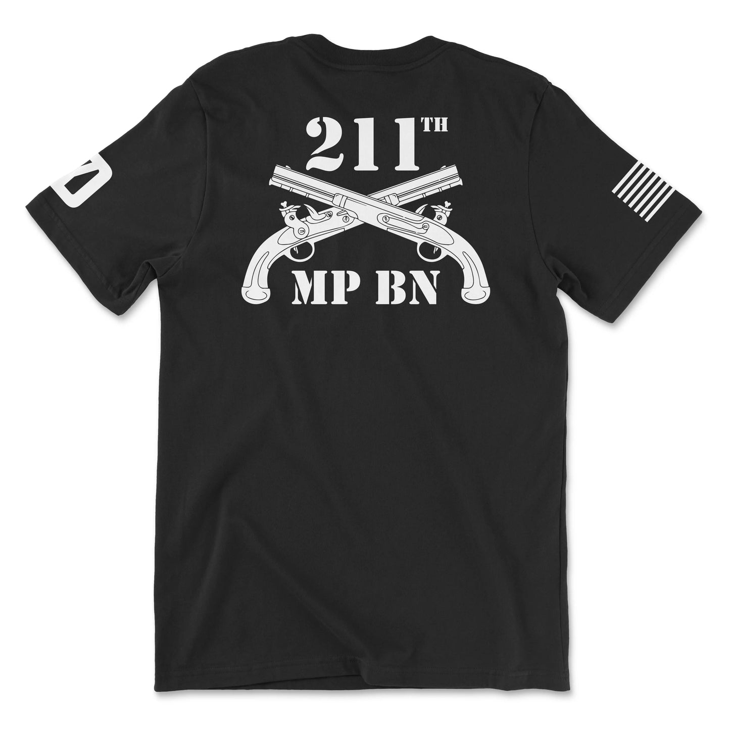 211th MP BN Black Tee – Military Print Shop
