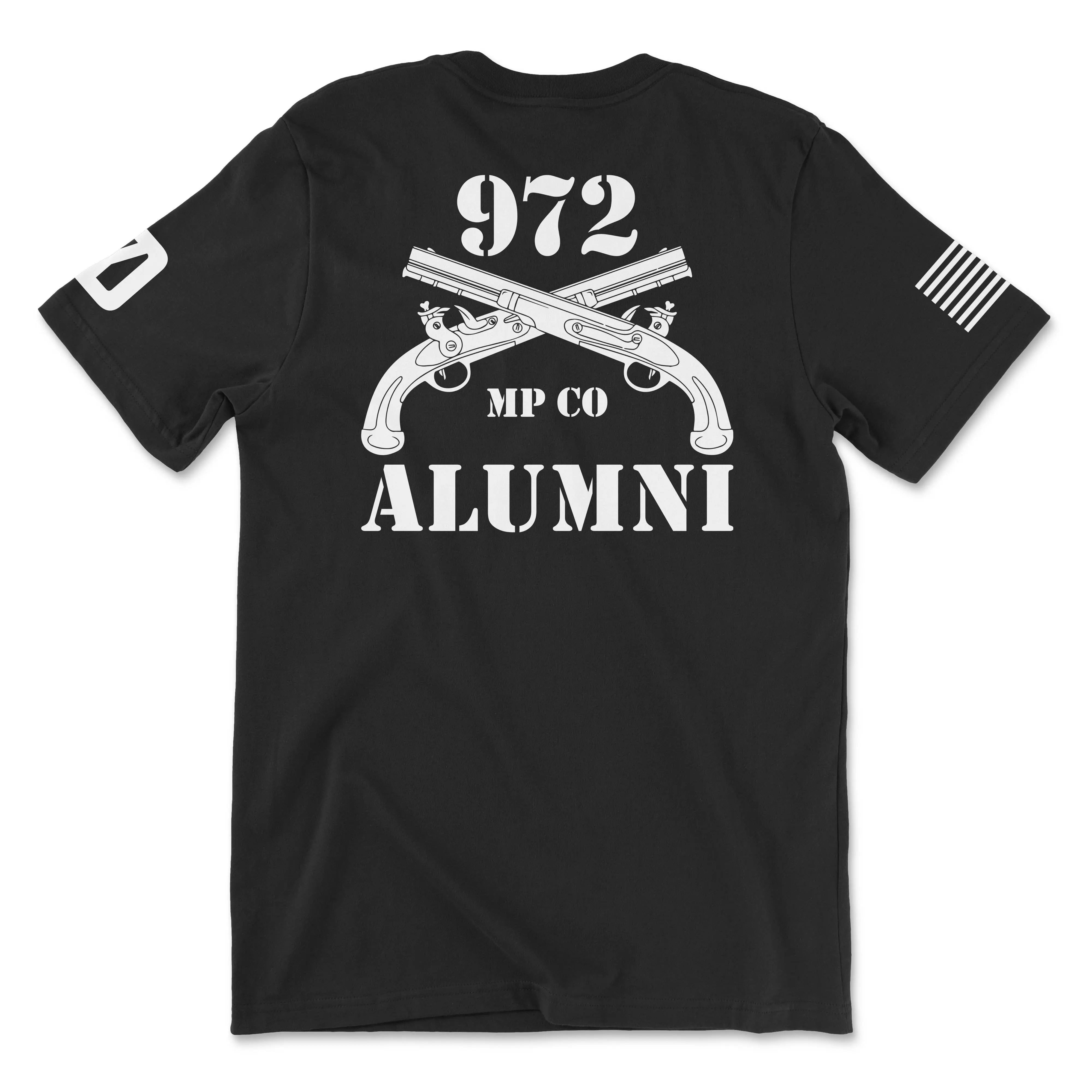 972 MP CO Alumni Black Tee – Military Print Shop